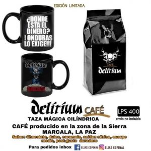 Delirium, banda hondureña, crea su propia marca de café