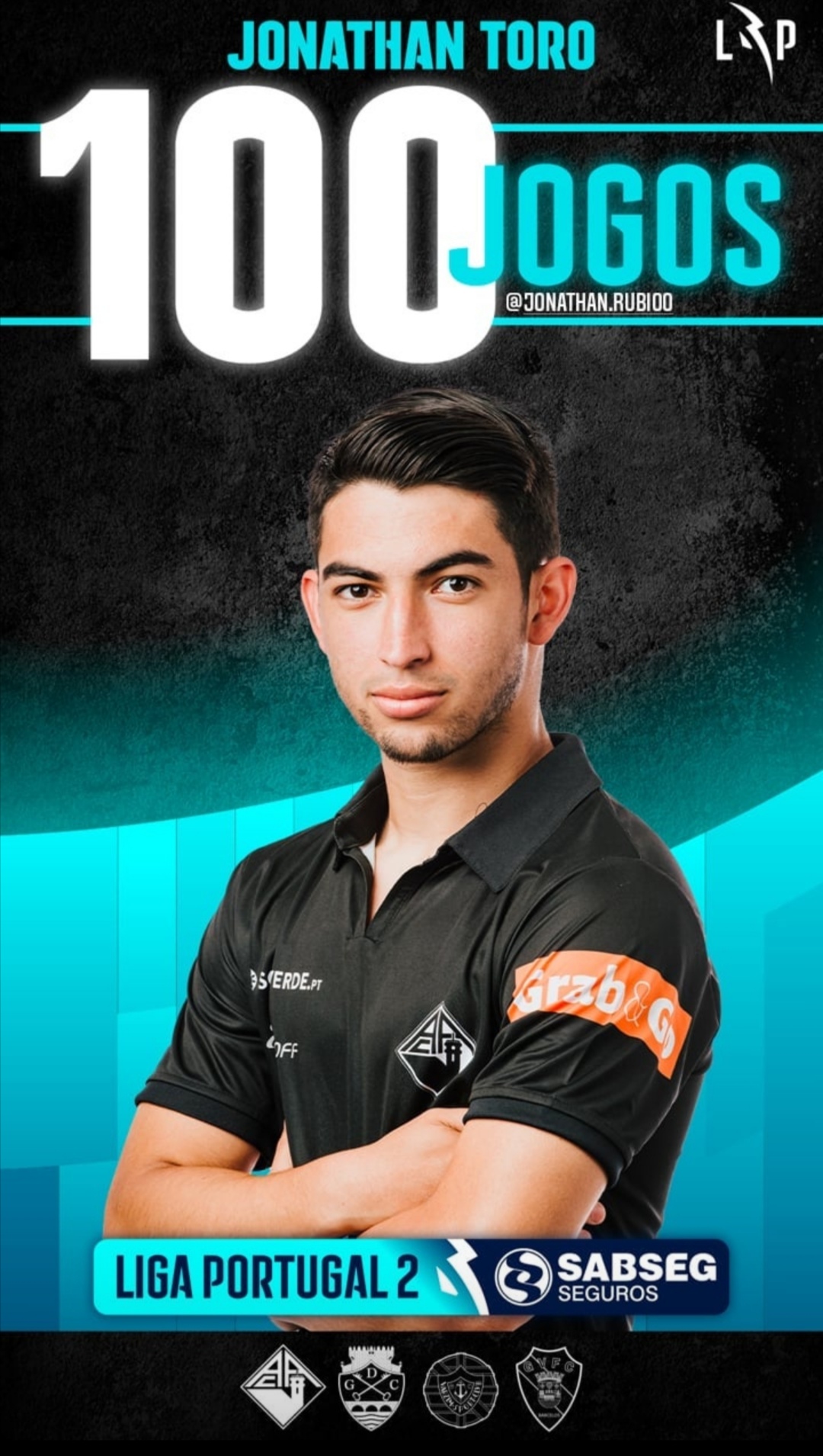 Jonathan Rubio alcanza 100 partidos en la Segunda División de Portugal