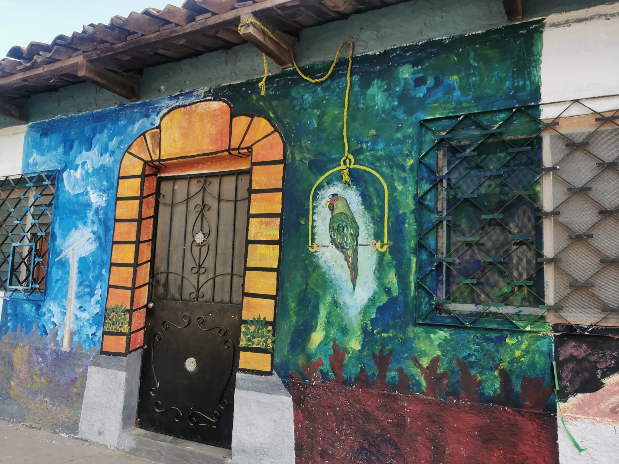 Dulce Nombre de Copán se llena de arte con increíbles murales