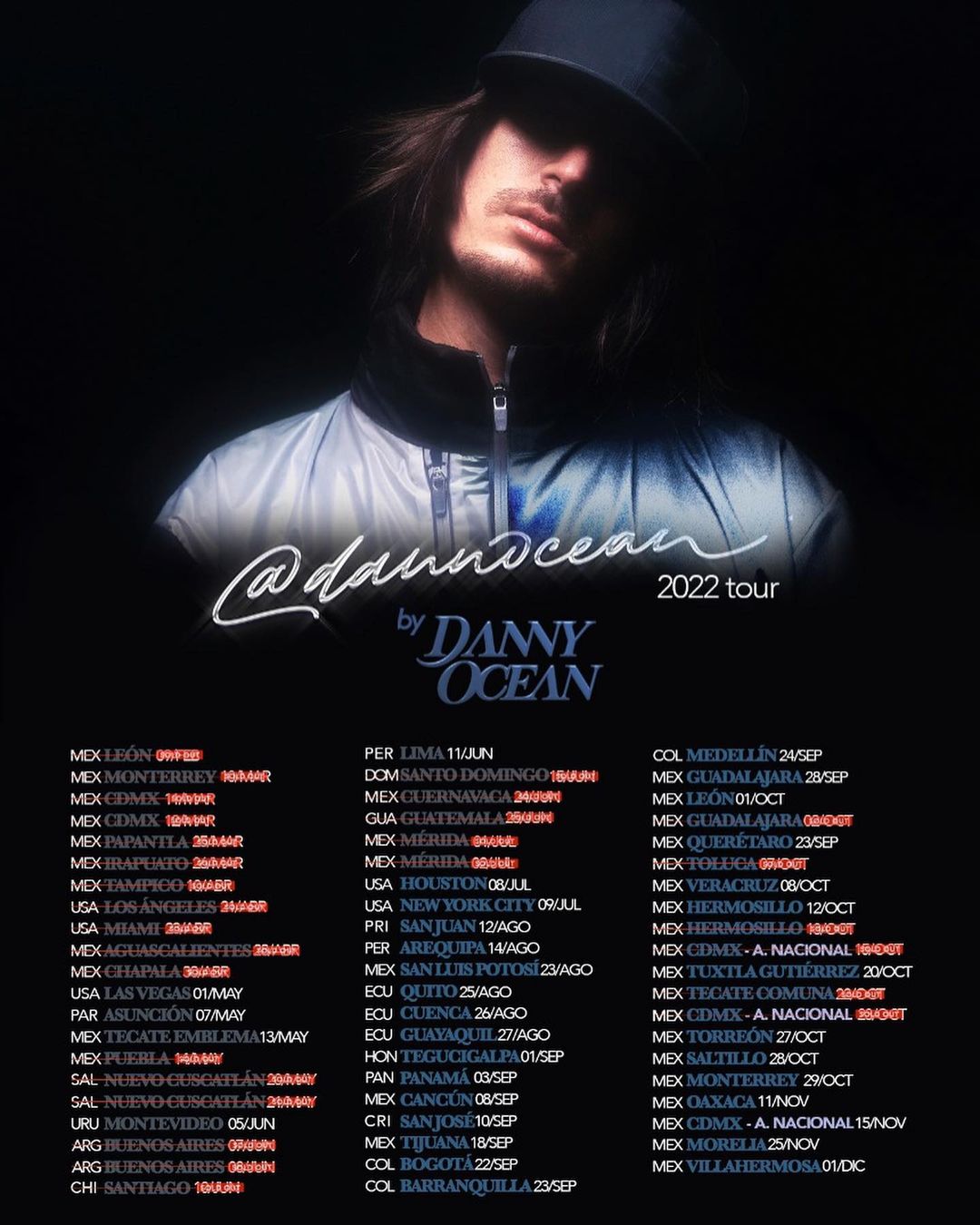 El cantante Danny Ocean dará un concierto en Honduras