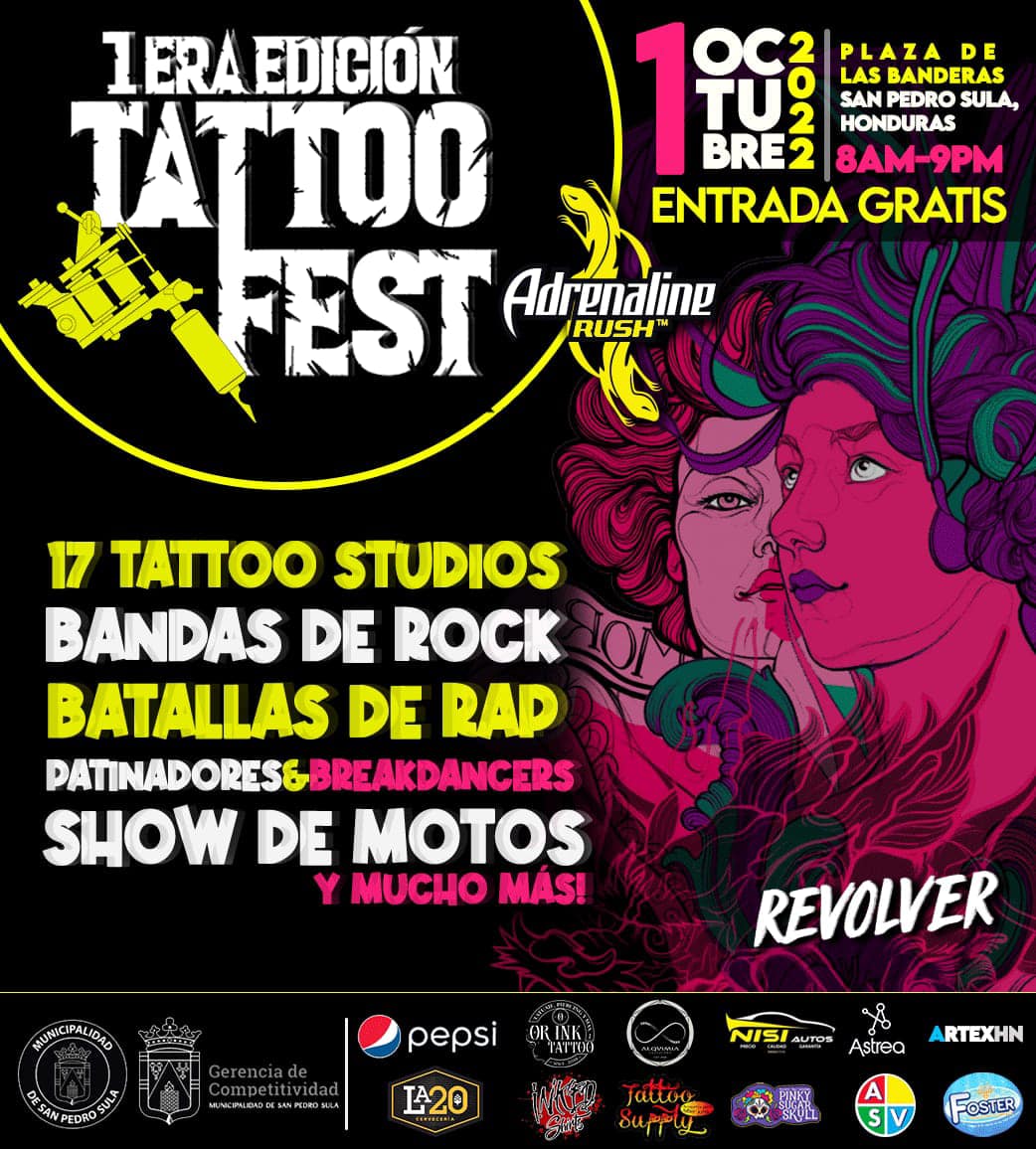 Tattoo Fest se llevará a cabo por primera vez en San Pedro Sula