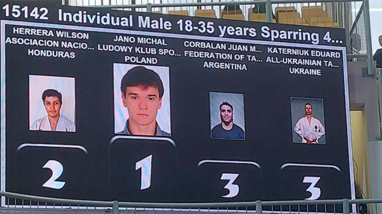 Wilson Herrera, subcampeón Mundial de Taekwondo en Eslovenia