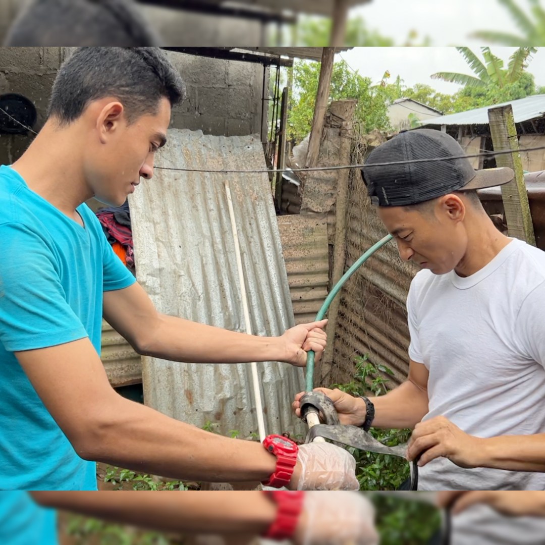 Shin Fujiyama sorprendió a familias hondureñas damnificadas por Julia