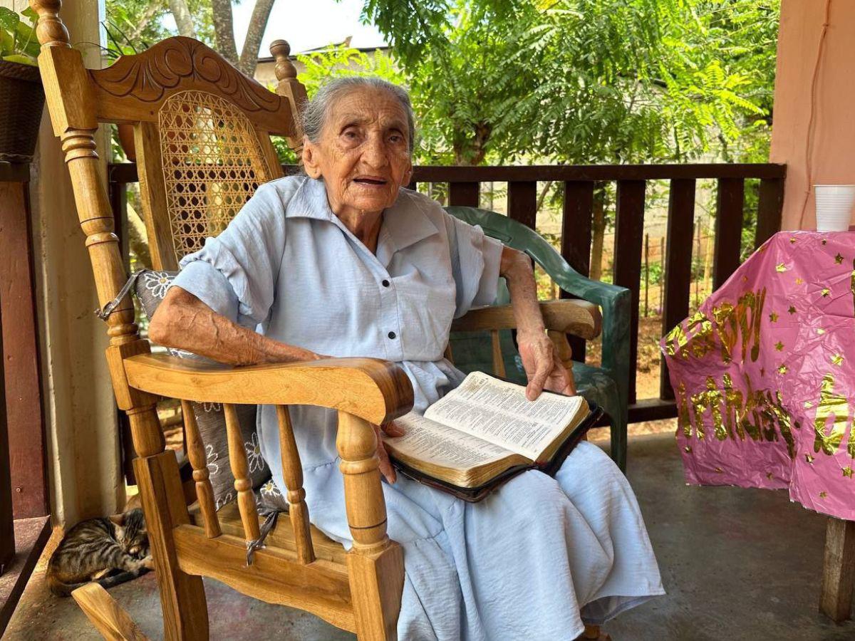 Hondureña originaria de Balfate, Colón, cumplió 100 años