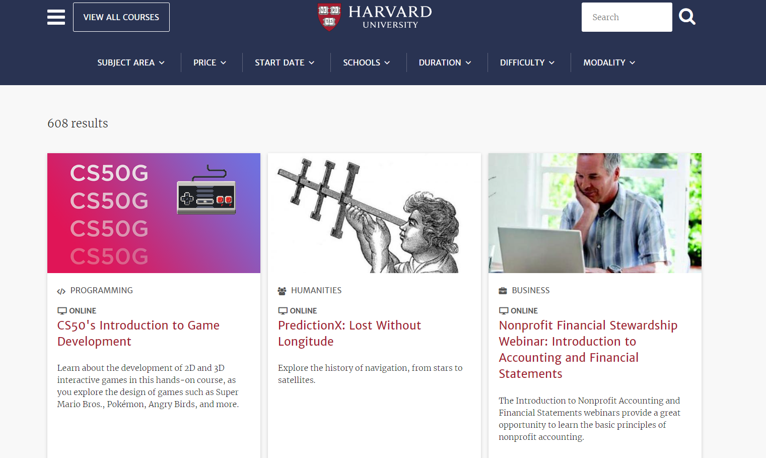 Universidad de Harvard lanza 150 cursos online totalmente gratuitos Universidad de Harvard lanza 150 cursos online totalmente gratuitos