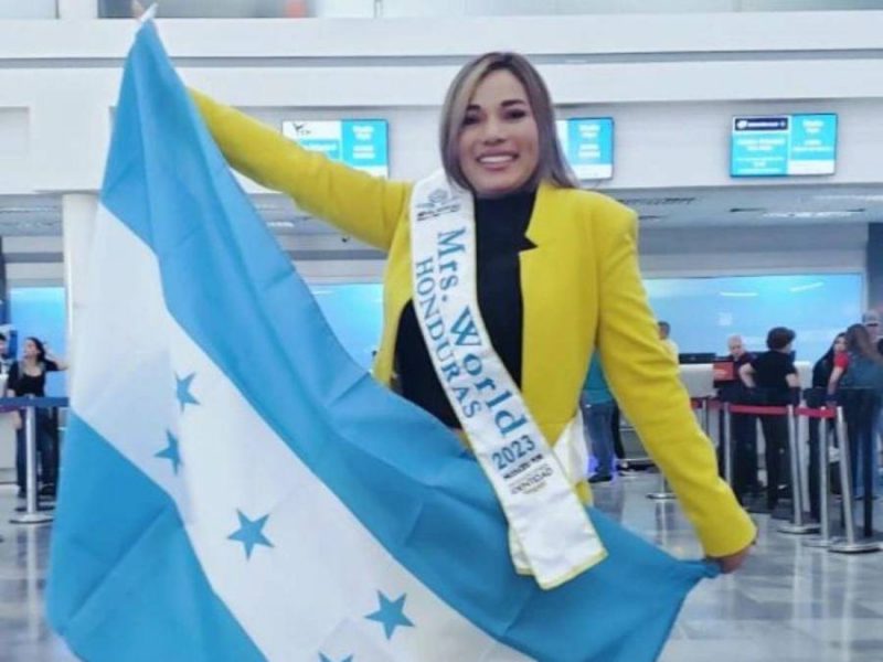 Waleska Andrade, primera hondureña en participar en Mrs. World 2024