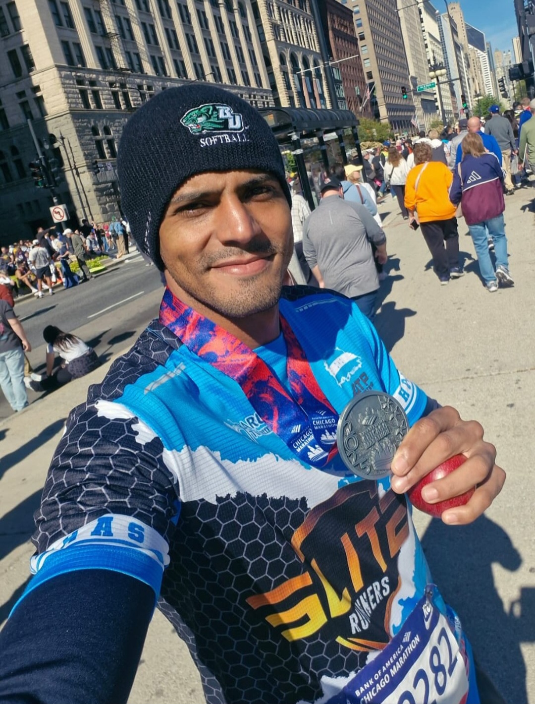 Hondureño Melvin Rivas completó la Maratón de Chicago y clasificó a la ...